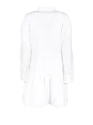 Ralph Lauren Buttoned Shirt Dress With Gathered Hem
