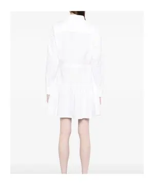 Ralph Lauren Buttoned Shirt Dress With Gathered Hem