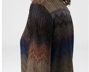 Missoni Zig-zag Pattern Long Sleeve Shirt - Blue