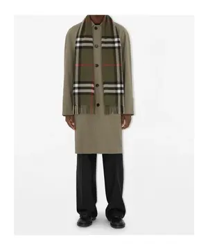 Burberry Vintage Checked Fringed Scarf - Loch