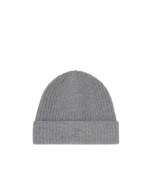 Celine Triomphe Beanie In Scottish Cashmere - Medium Gray