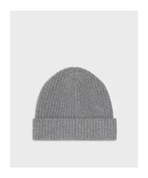 Celine Triomphe Beanie In Scottish Cashmere - Medium Gray
