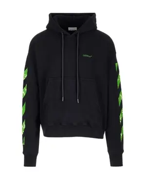Off-White Arrow-motif Cotton Hoodie