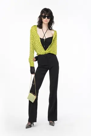 Pinko Flared Milano Trousers
