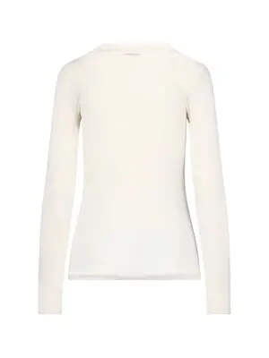 JIL SANDER Logo-printed Crewneck Long-sleeve T-shirt