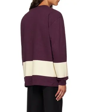 Burberry Ekd Stripe Cotton Jumper