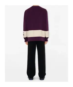 Burberry Ekd Stripe Cotton Jumper
