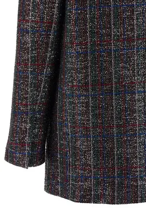 Missoni Sequin-embellished Tartan Double-breasted Blazer
