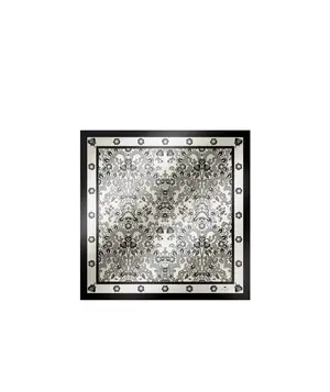 Max Mara Printed Square Shawl - Gray