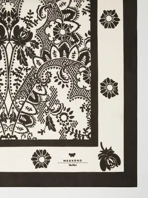 Max Mara Printed Square Shawl