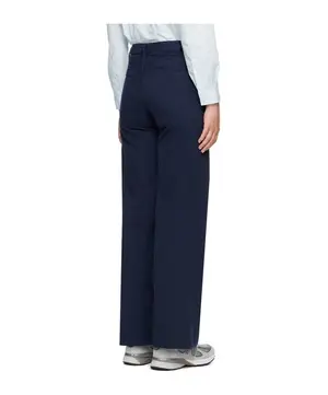 A.p.c. Elisabeth Button Detailed Wide Leg Jeans - Black