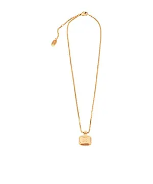 Balenciaga Nano Square Long Necklace - Yellow