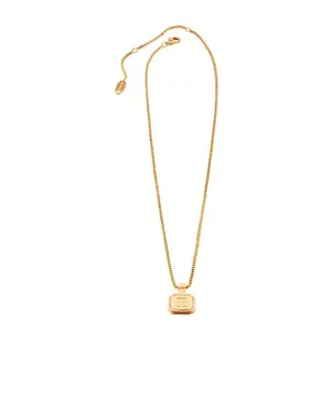 Balenciaga Nano Square Long Necklace - Yellow