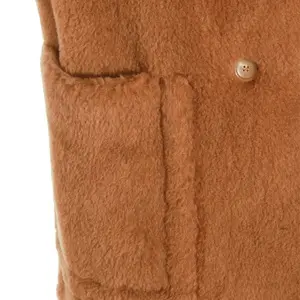 Max Mara Double-breasted Sleeveless Coat - Brown