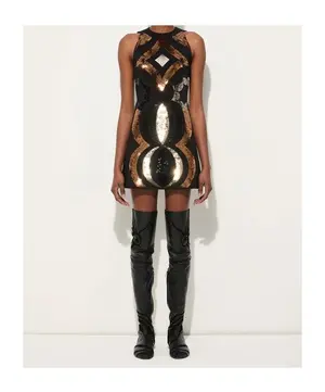Emilio Pucci Sleeveless Embroidered Dress