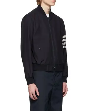 Thom Browne 4-bar Bomber Jacket