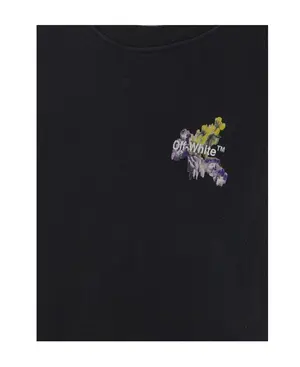 Off-White Floral Arrows Crewneck Sweatshirt - Black