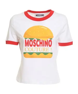 Moschino Short Sleeve T-shirt With Logo Detail