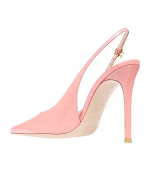 GIANVITO ROSSI Slingback Pumps With Stiletto Heels - Pink