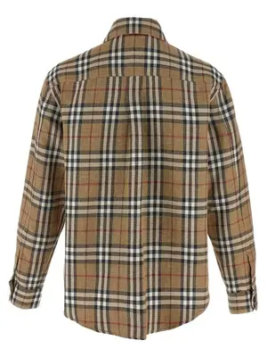 Burberry Long Sleeved Checked Buttoned Shirt
