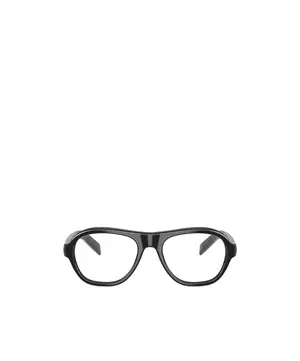 Prada Eyeglasses Oval Frame - Black