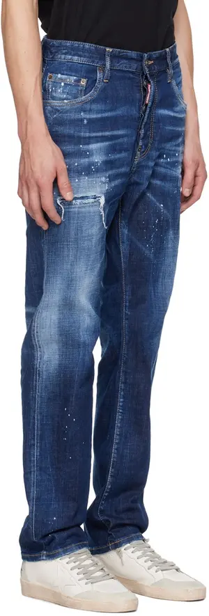Dsquared2 Mid-rise Slim Jeans - Blue