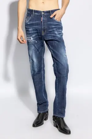Dsquared2 Mid-rise Slim Jeans - Blue
