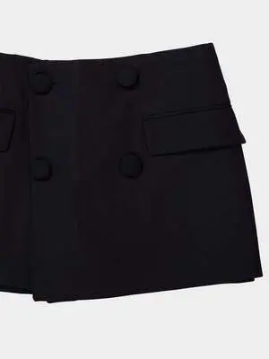 Balmain Gabardine Double-breasted Shorts