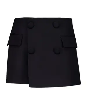 Balmain Gabardine Double-breasted Shorts