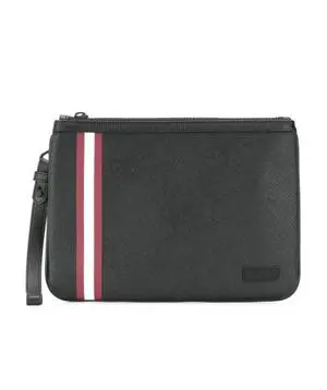 Bally Skid Clutch With Bex Logo Detail - Black