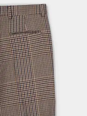 Valentino Garavani Checked Straight Leg Trousers