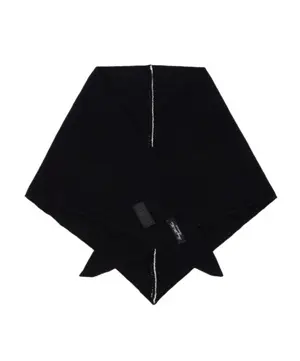MAISON MARGIELA Wool Blend Pointed Scarf - Black