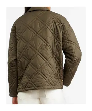 NILI LOTAN Quilted Casual Jacket With Medallion Buttons