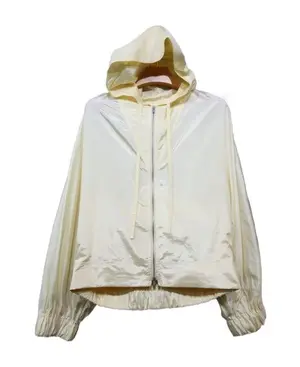 JIL SANDER Hooded Casual Zip-up Jacket - No