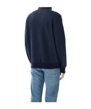 Polo Ralph Lauren Logo Embroidered Half-zip Sweatshirt