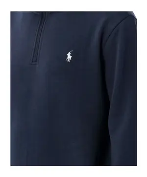 Polo Ralph Lauren Logo Embroidered Half-zip Sweatshirt