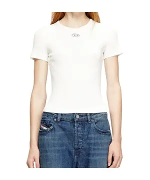DIESEL® T-ele-long-od" T-shirt - White