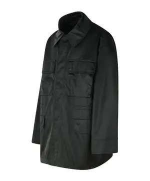 JIL SANDER Long Sleeved Field Jacket - Black