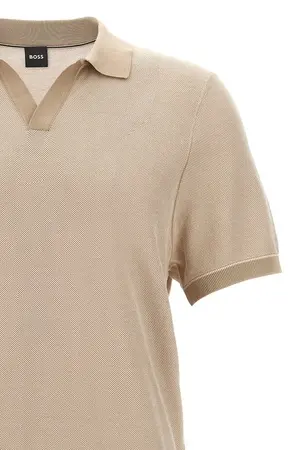Hugo Boss Johnny Collar Knit Polo Shirt