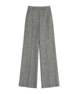 Valentino Garavani Wide-leg Trousers - Gray