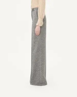 Valentino Garavani Wide-leg Trousers - Gray