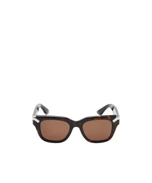 Alexander McQueen Square Frame Sunglasses - Brown
