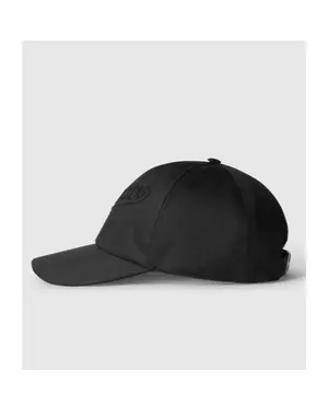 Gucci Baseball Cap With Embroidered Logo - Black