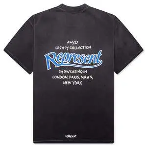 REPRESENT Showcasing T-shirt - Black