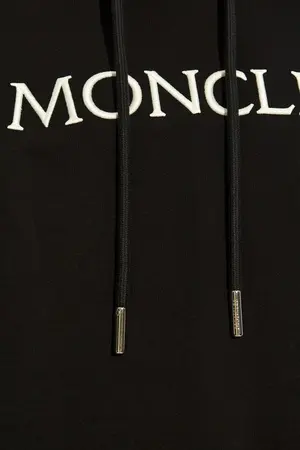 Moncler Logo Embroidered Drawstring Hoodie