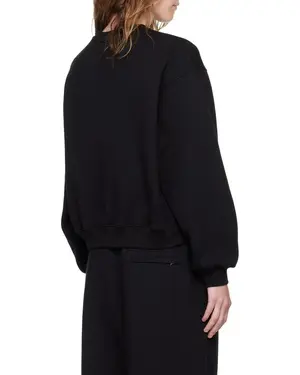 Alexander Wang Essential Terry Crewneck Sweatshirt - Black