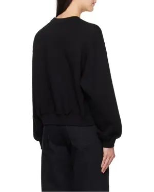Alexander Wang Essential Terry Crewneck Sweatshirt - Black