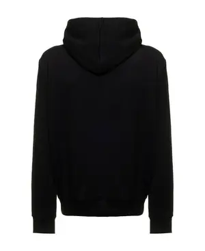 Balmain Logo Printed Drawstring Hoodie