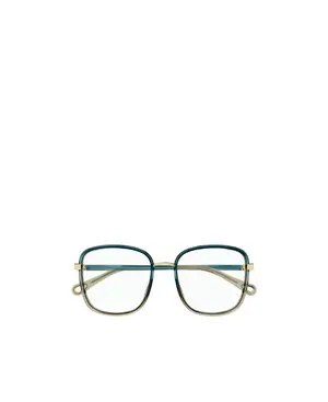 Chloé Eyeglasses With Geometric Square Frame - Multicolor