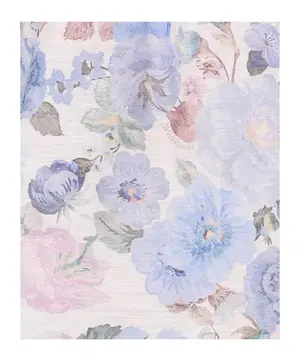 Zimmermann Rebellion Drape Mini Dress - Sky Bloom